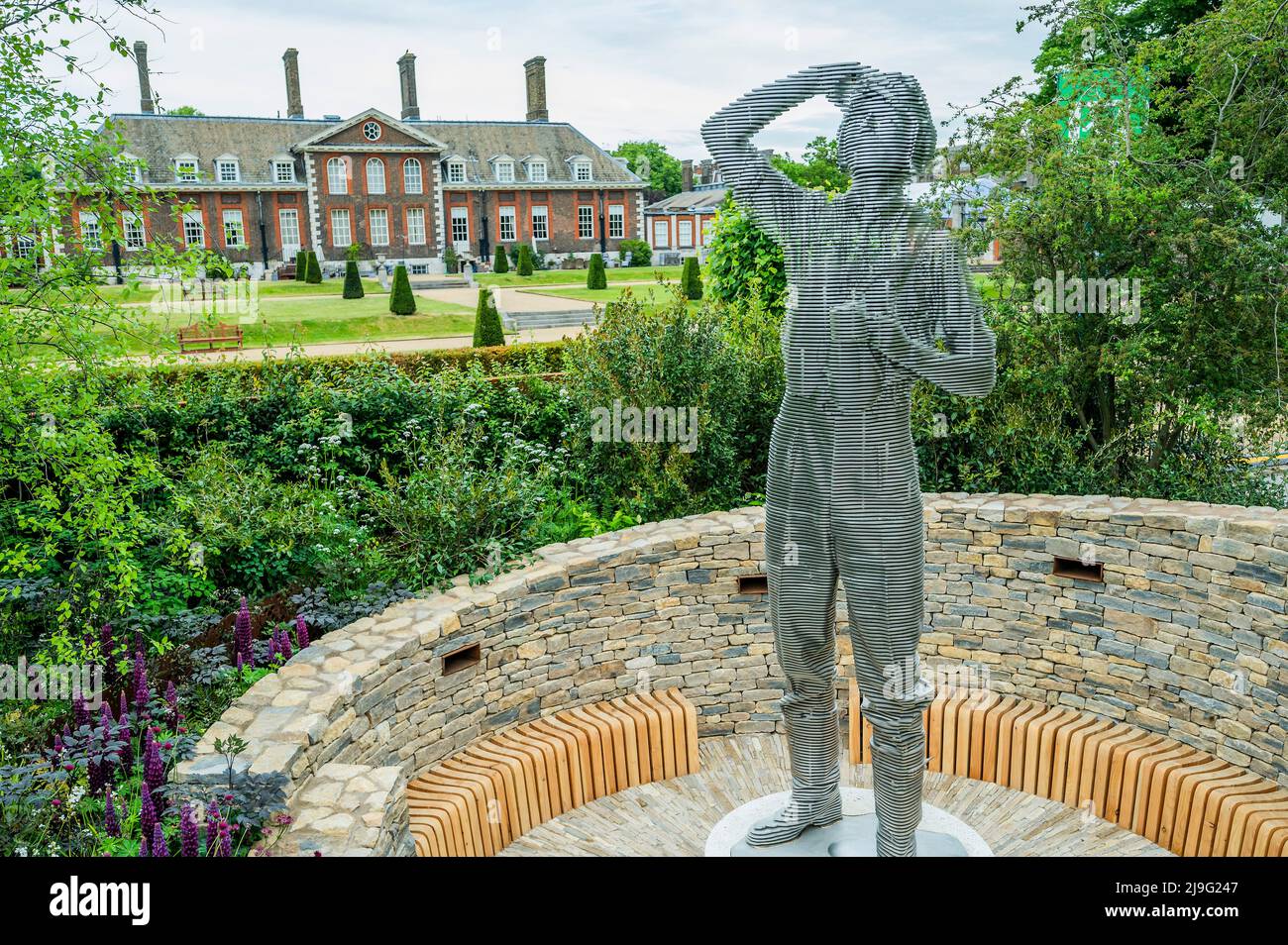 London, UK. 23rd May, 2022. The RAF Benevolent Fund Garden, a Show ...
