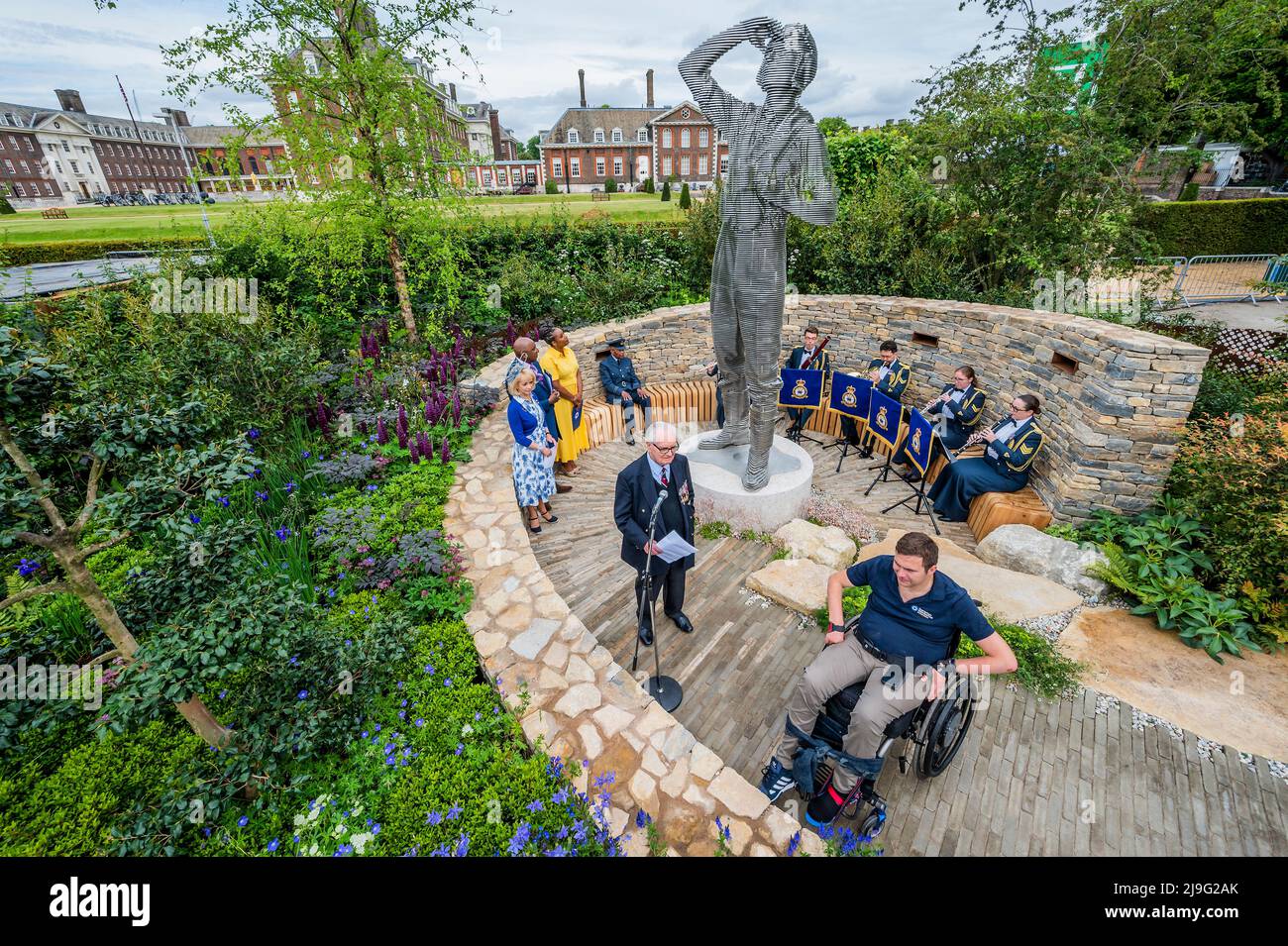 London, UK. 23rd May, 2022. The RAF Benevolent Fund Garden, a Show ...