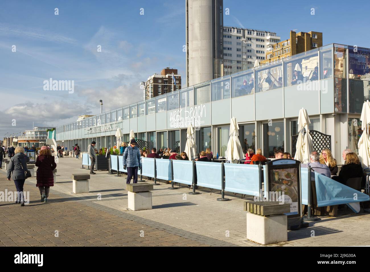 West beach bar and kitchen brighton hi-res stock photography and images ...