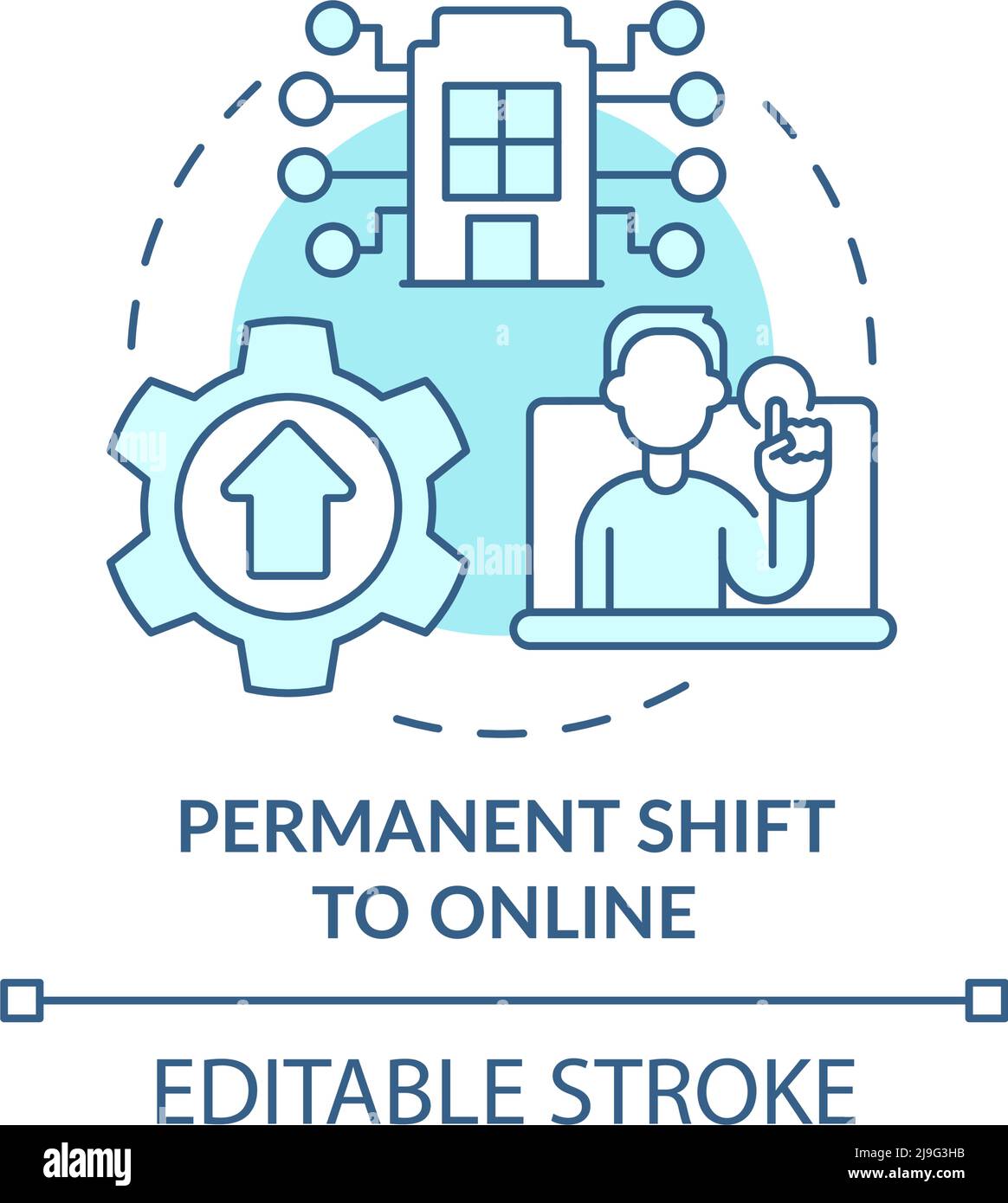 Electronic shift Stock Vector Images - Alamy