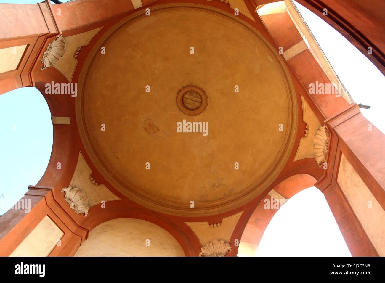Bologna, Italy. The dome of one of the lateral pentagonal pavilions of ...