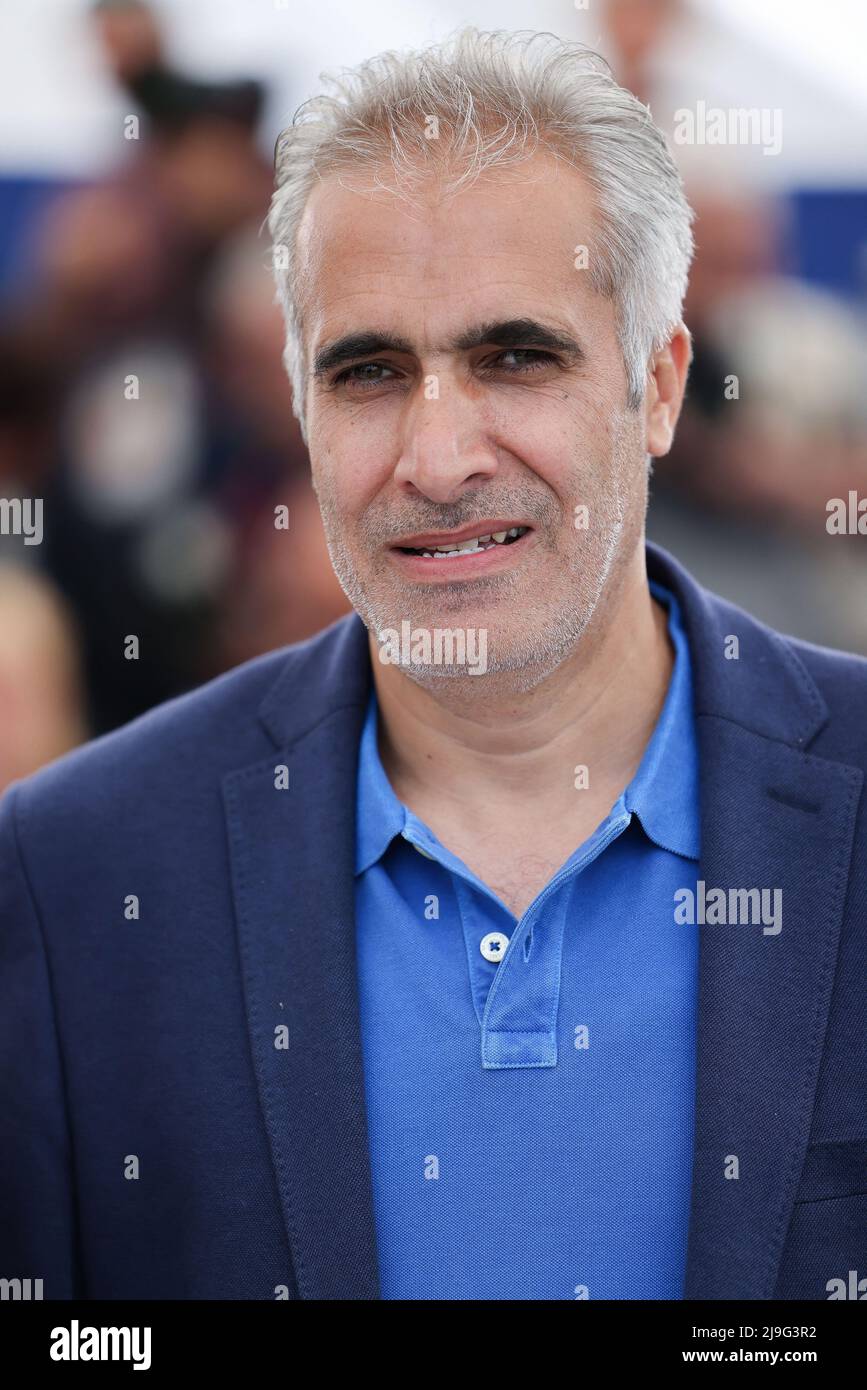 Cannes, France. 23rd May, 2022. Mehdi Bajestani attends the photocall for "Holy Spider" during ...