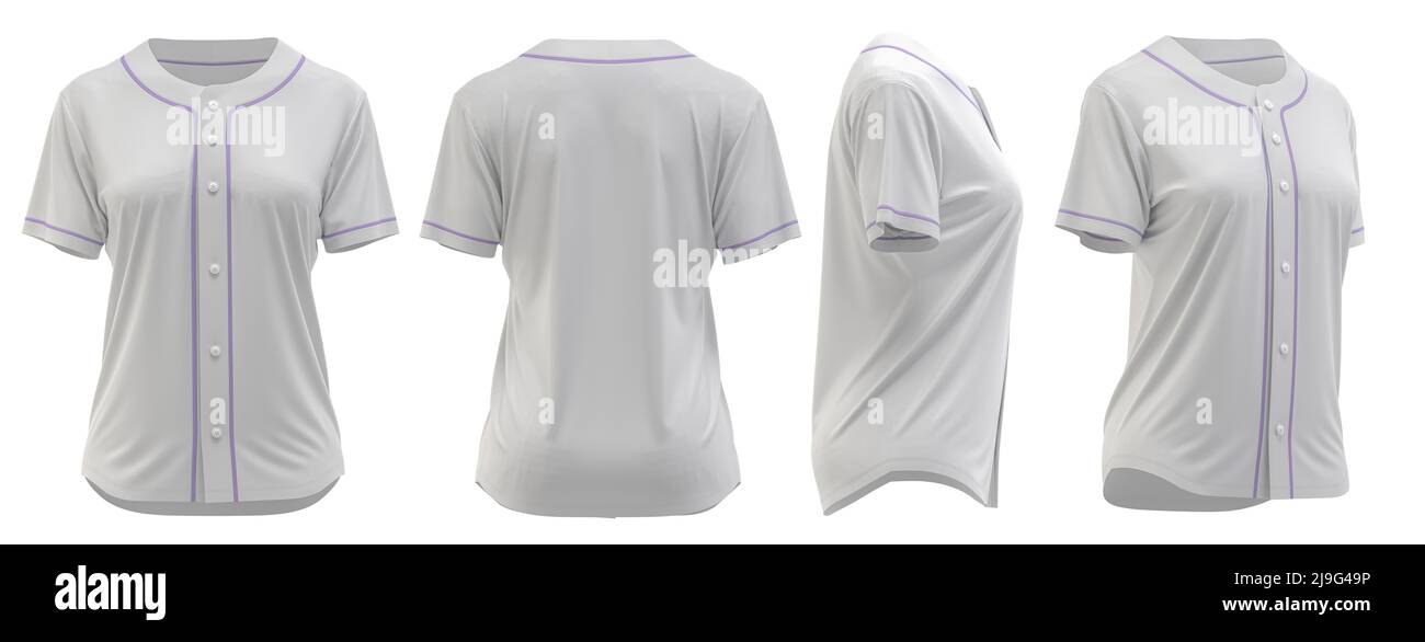 Female baseball team Cut Out Stock Images & Pictures - Alamy