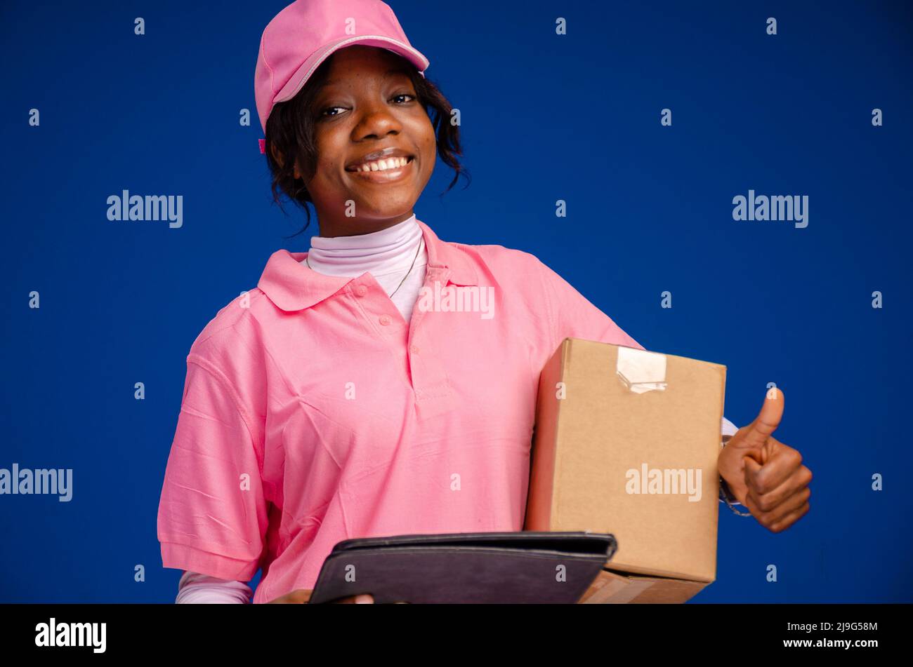 Female postal worker african american hi-res stock photography and ...