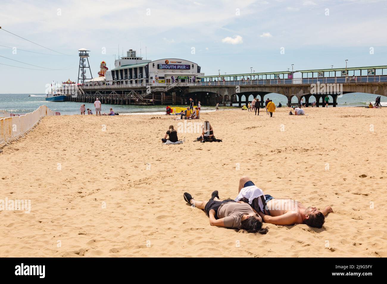 Bournemouth beach , Dorset, England, United Kingdom Stock Photo - Alamy