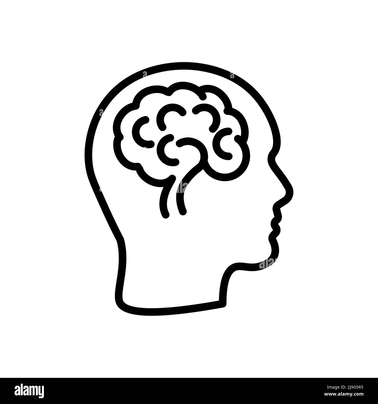 Vector vectors brain Black and White Stock Photos & Images - Alamy
