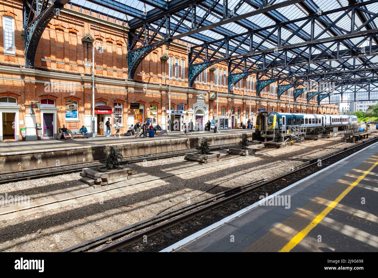 Bournemouth railway station, Dorset, England, United Kingdom Stock ...