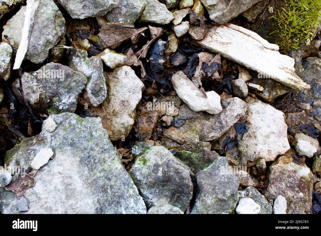 Cliff Rubble on Baltic Sea Shore Stock Photo - Alamy