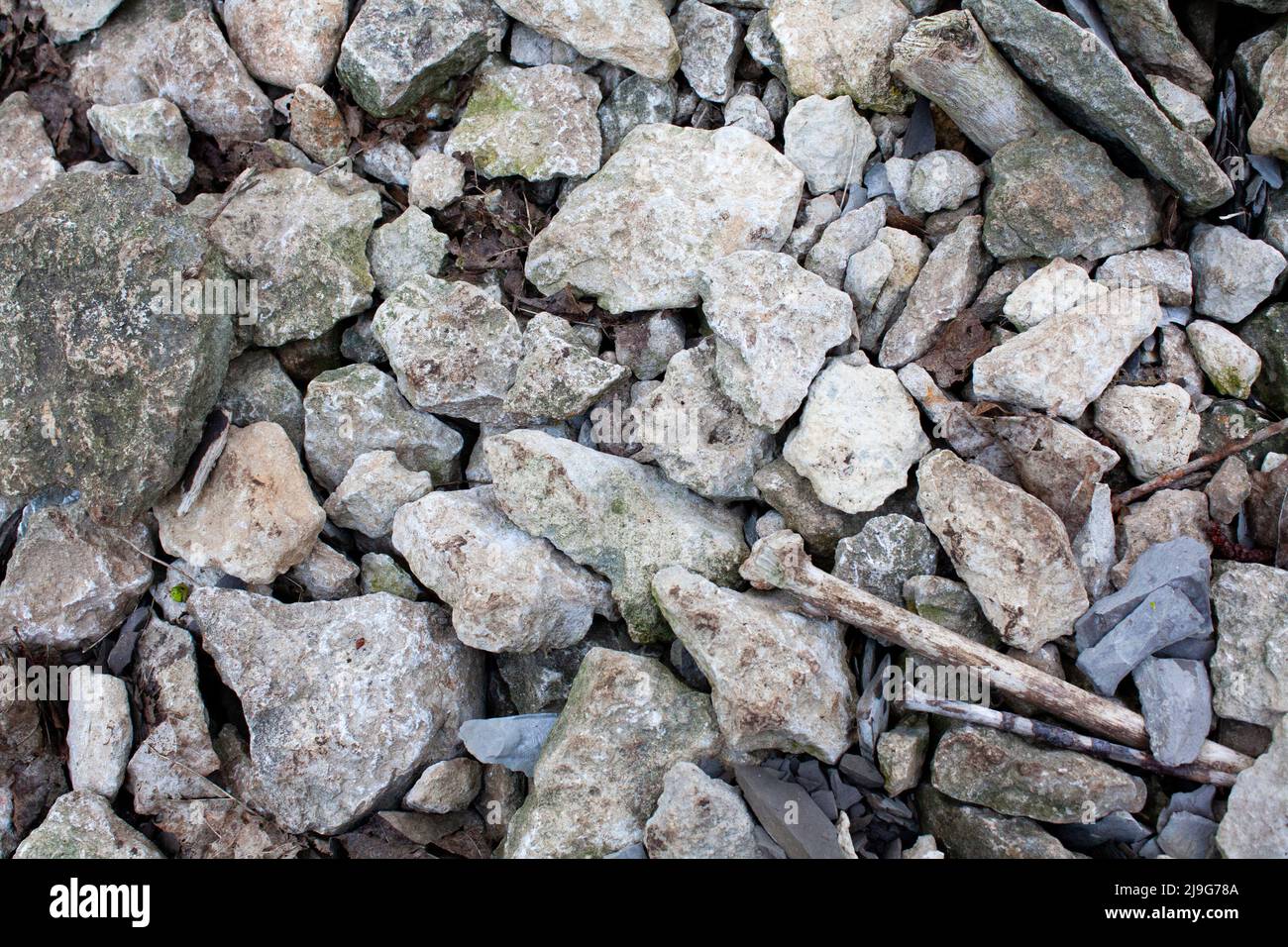 Cliff Rubble on Baltic Sea Shore Stock Photo - Alamy