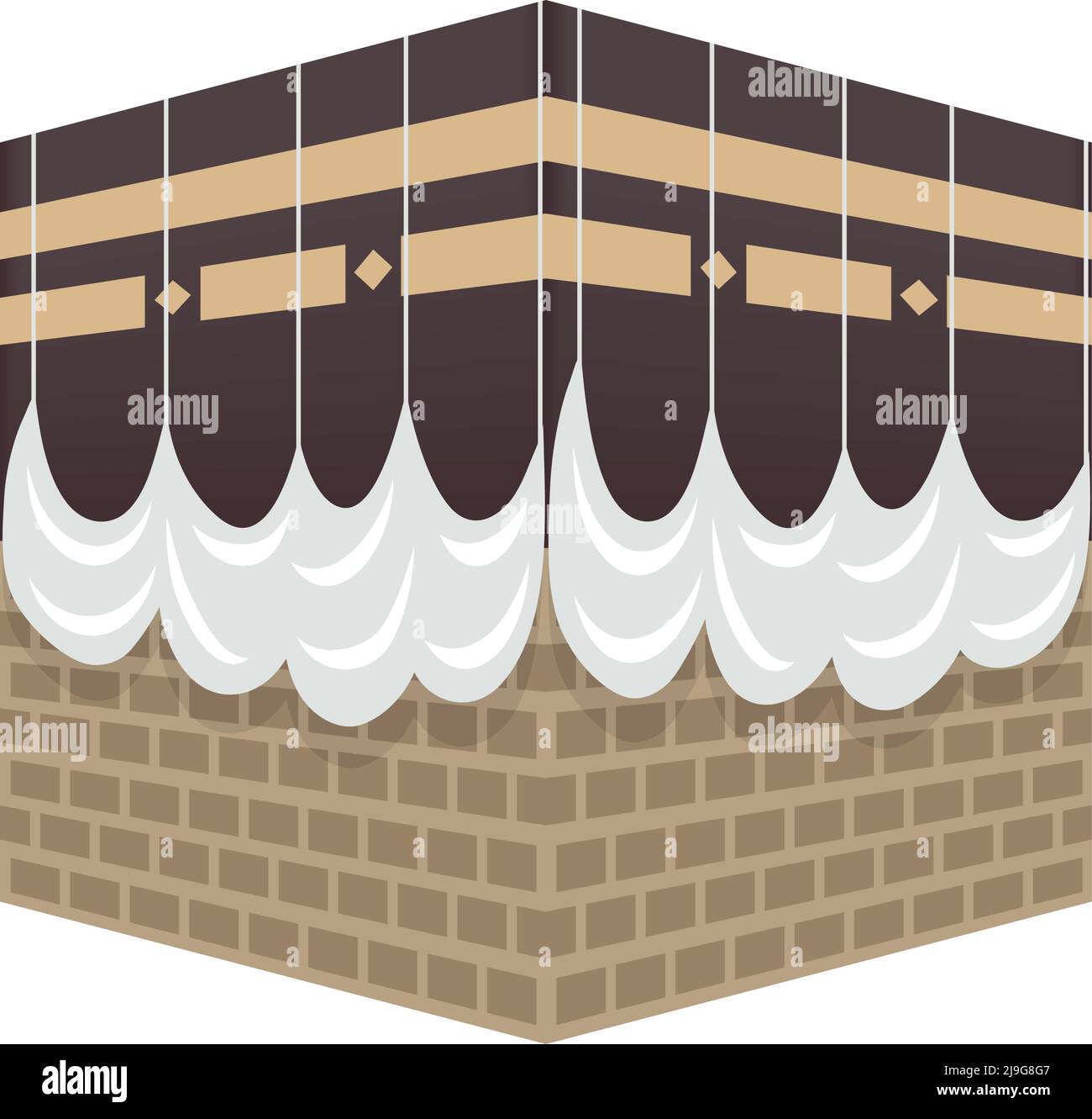 brown muslim sacred mecca icon Stock Vector Image & Art - Alamy