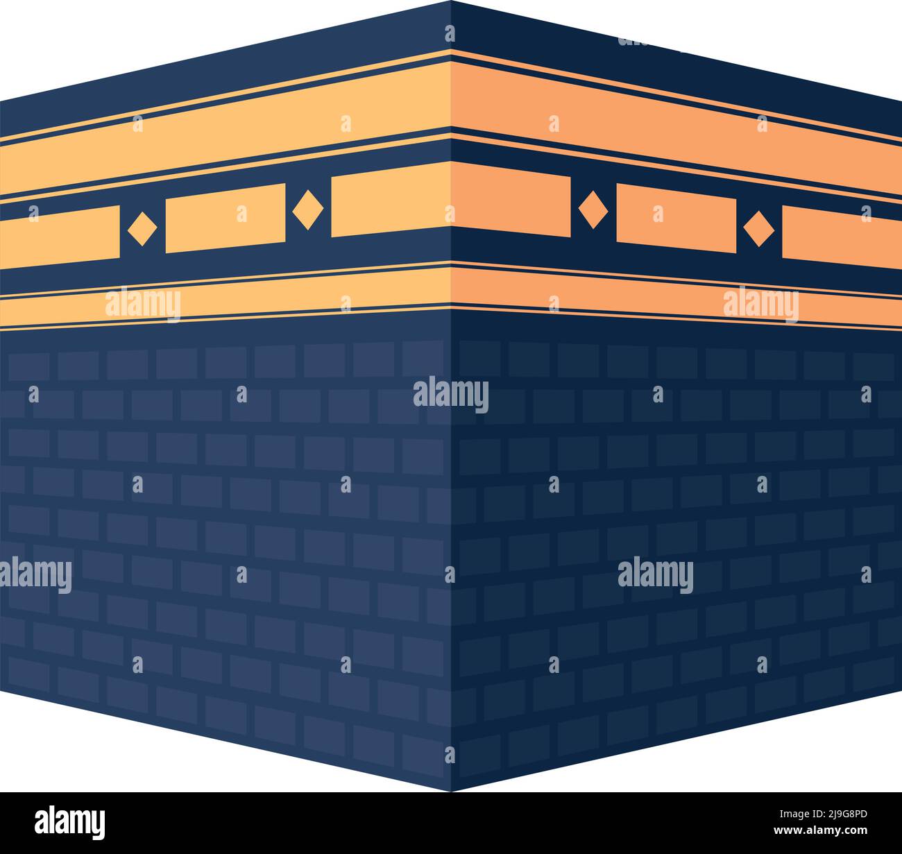 blue muslim sacred mecca icon Stock Vector Image & Art - Alamy