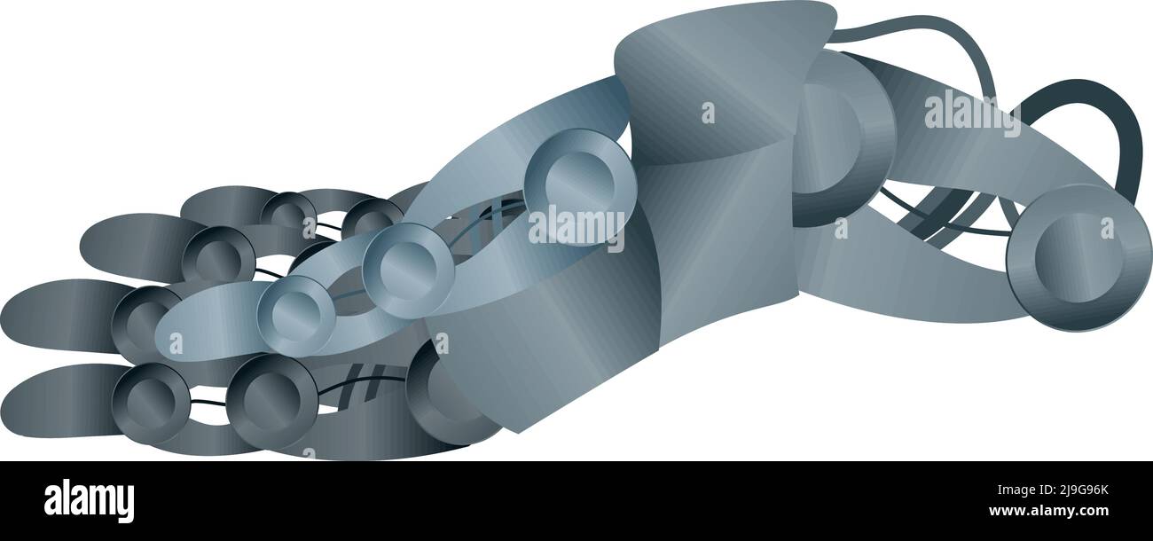 metal robotic hand mechanical icon Stock Vector Image & Art - Alamy