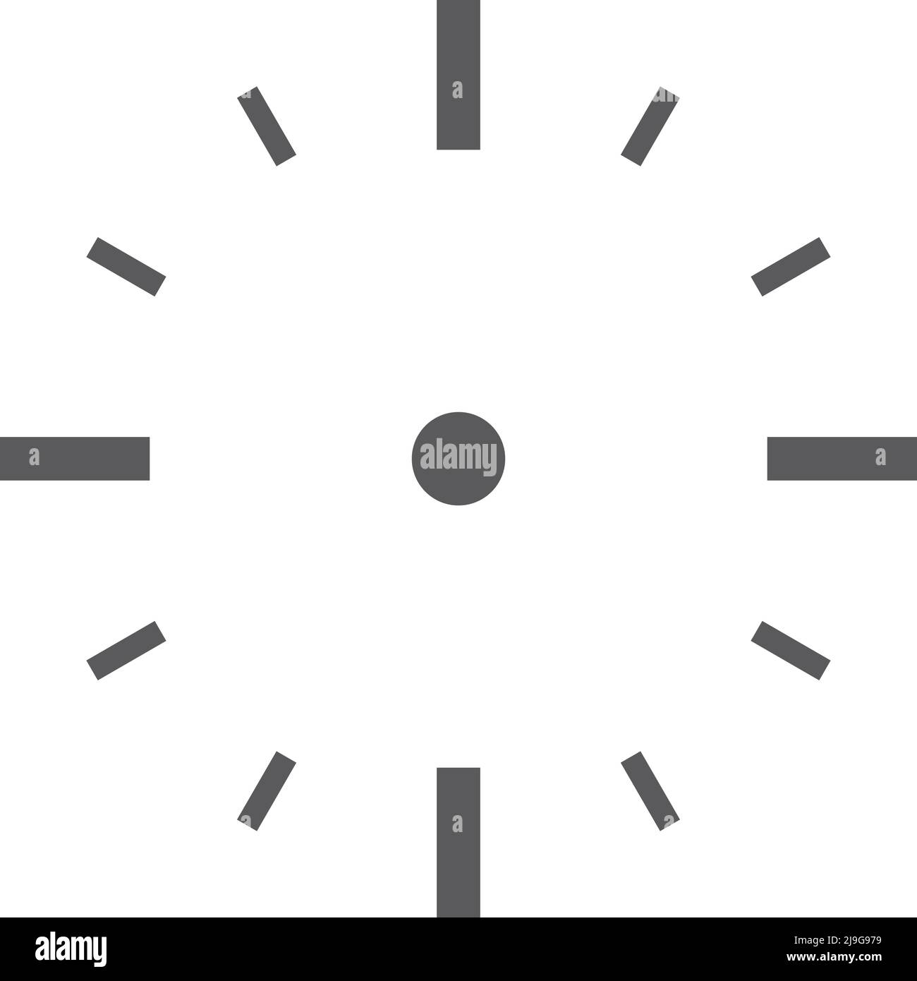 Clock icon. Editable vector Stock Vector Image & Art - Alamy