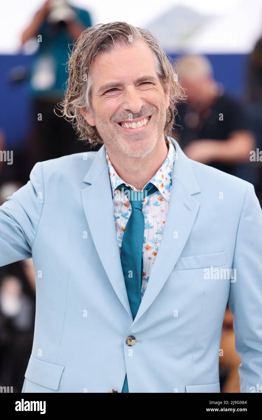 Brett Morgen attends the photocall for "Moonage Dream" during the 75th ...