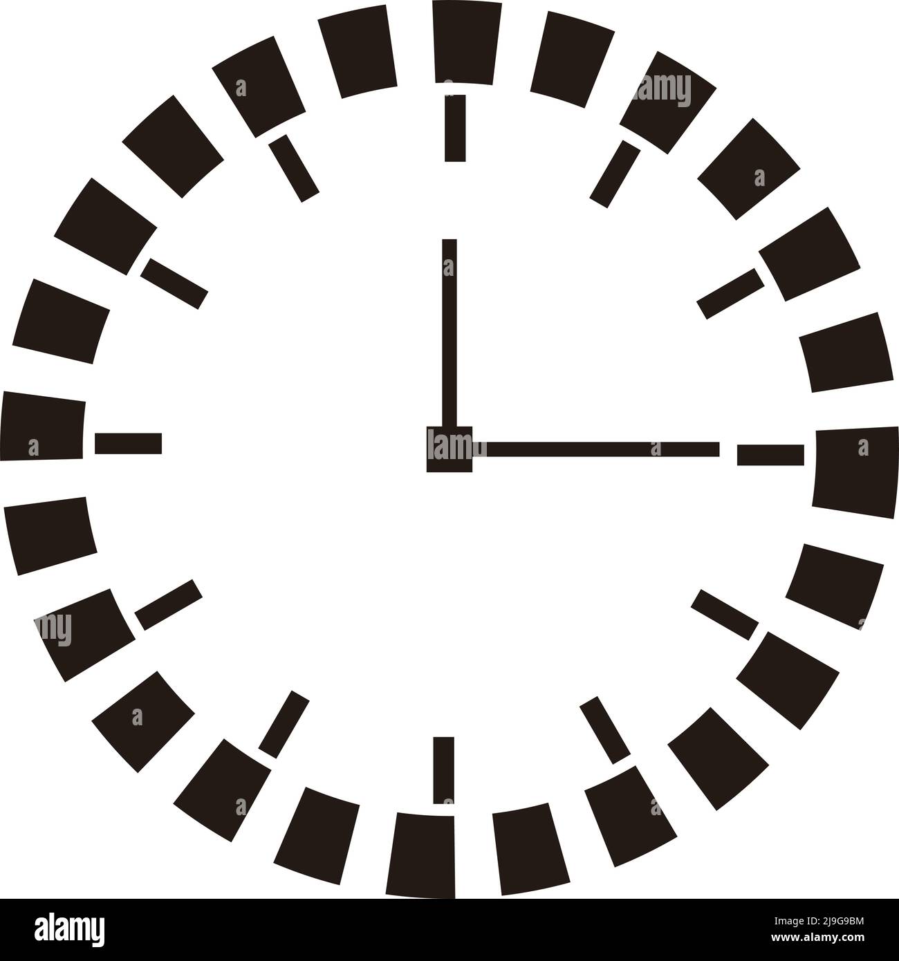 Editable clock icons hi-res stock photography and images - Alamy