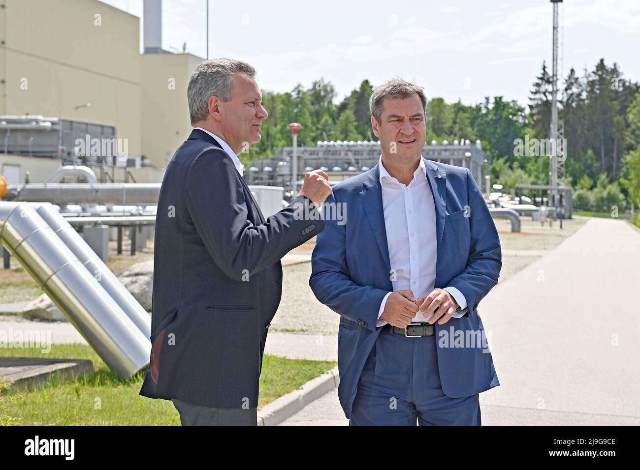 Markus SOEDER (Prime Minister Bavaria and CSU Chairman) and Hubert ...