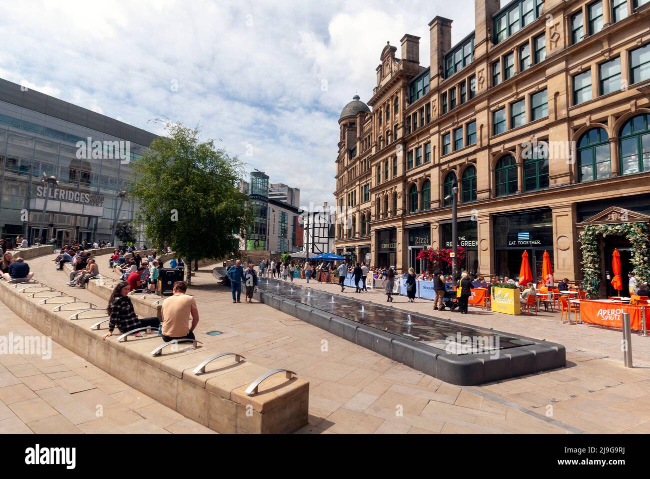 Exchange Square, Manchester Stock Photo - Alamy
