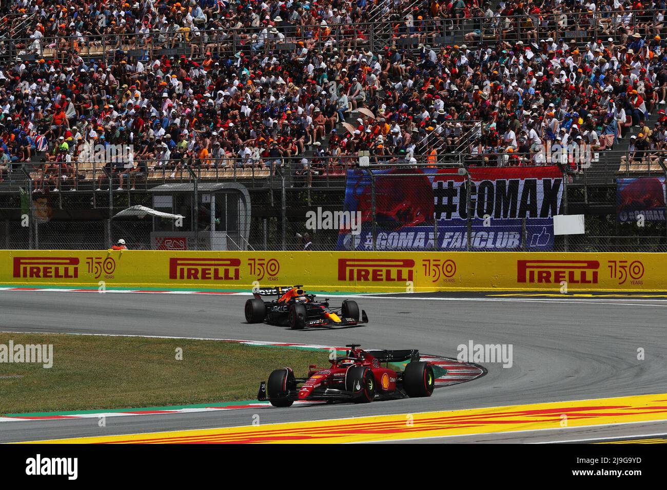 Barcelona, Spain. 22nd May, 2022. Charles Leclerc (MON) Ferrari F1-75 ...