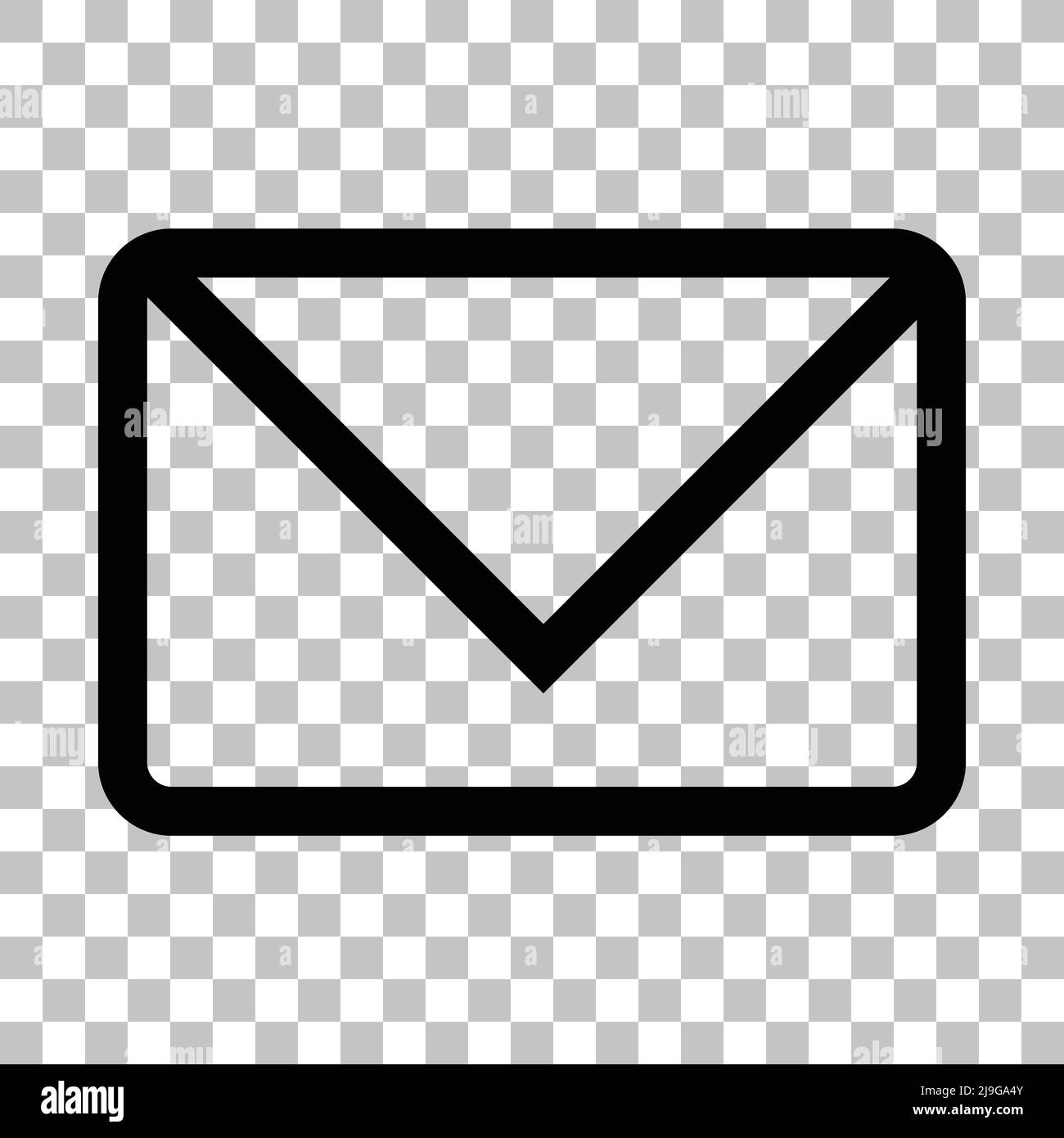 An email icon with a transparent background. Editable vector Stock ...