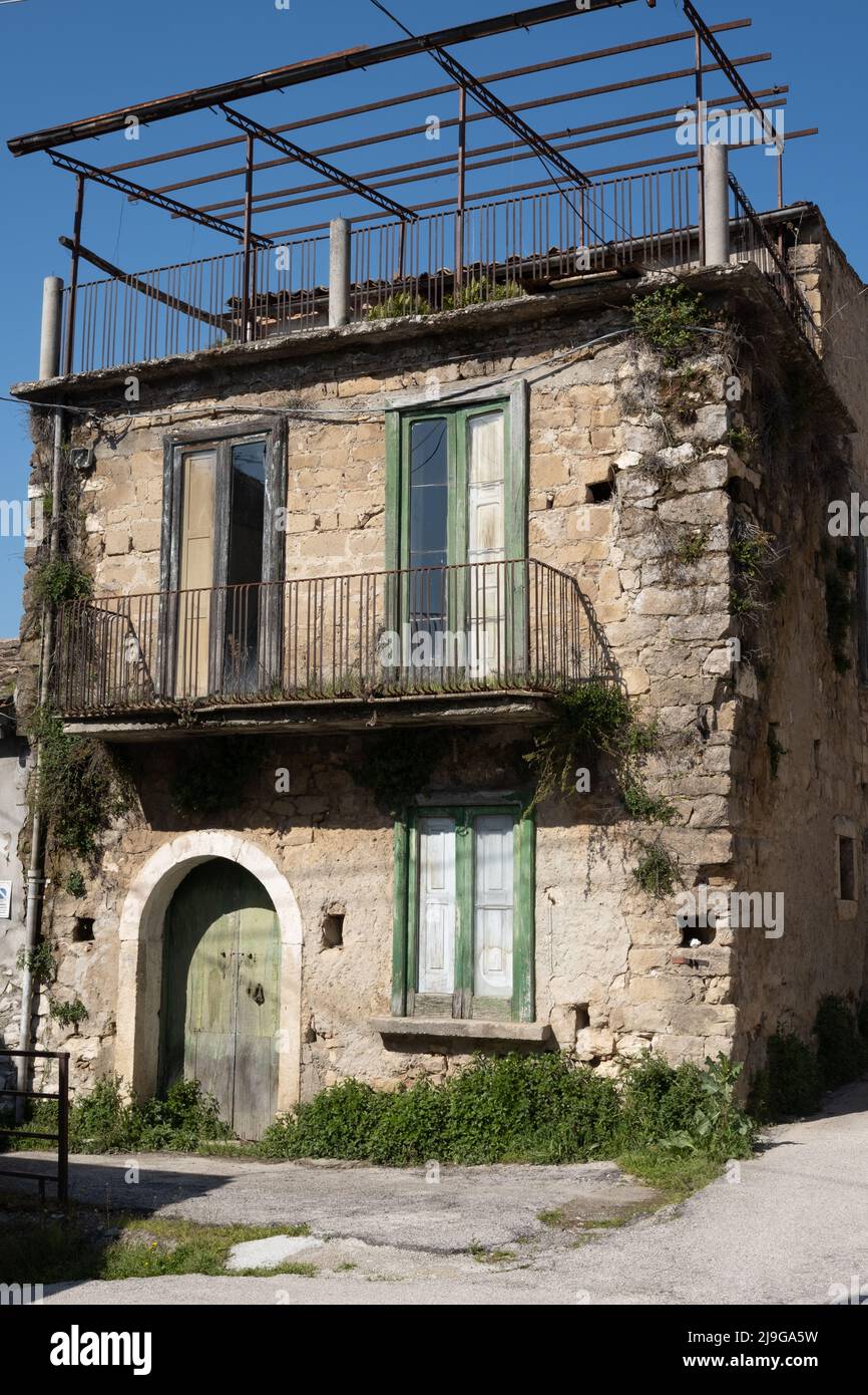 Old medieval abandoned village hi-res stock photography and images - Alamy