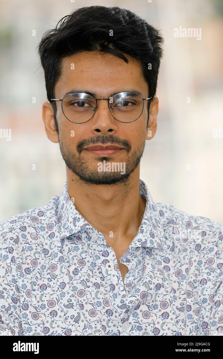 Cannes, Frankreich. 23rd May, 2022. Shaunak Sen poses at the photocall ...