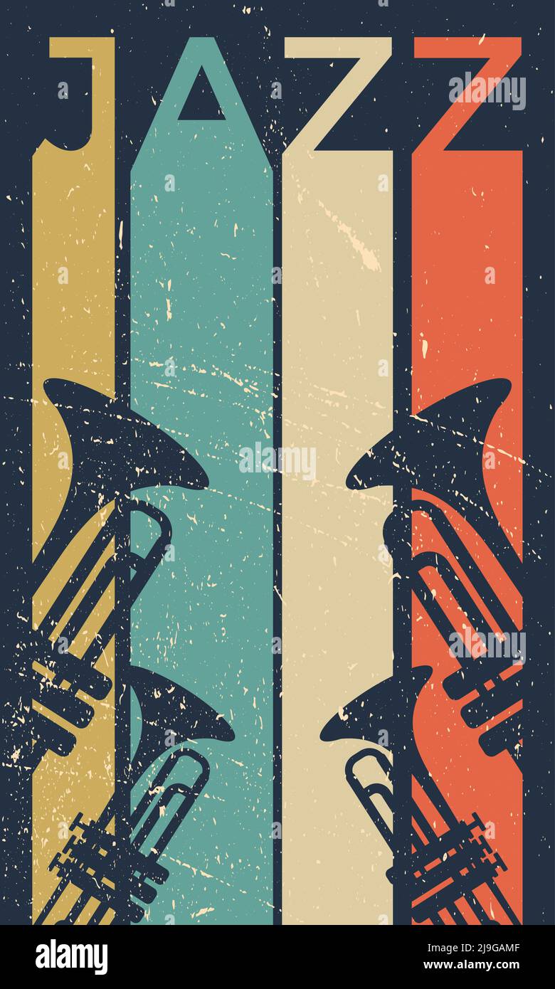 music festival jazz lettering poster Stock Vector Image & Art - Alamy