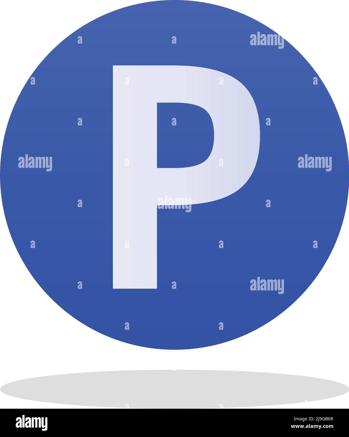 Parking sign map pin icon. Editable vector Stock Vector Image & Art - Alamy