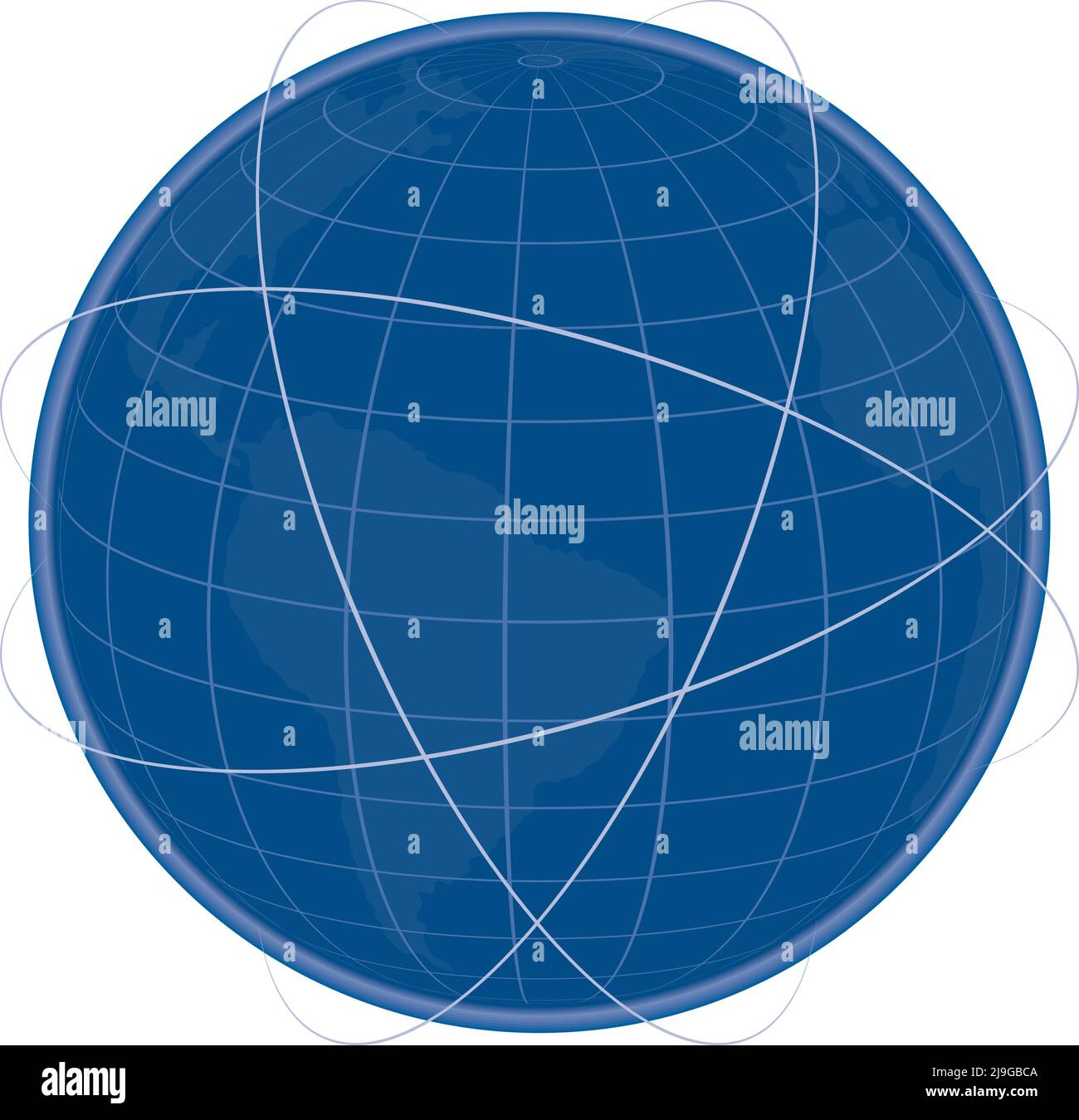 blue world planet tech icon Stock Vector Image & Art - Alamy