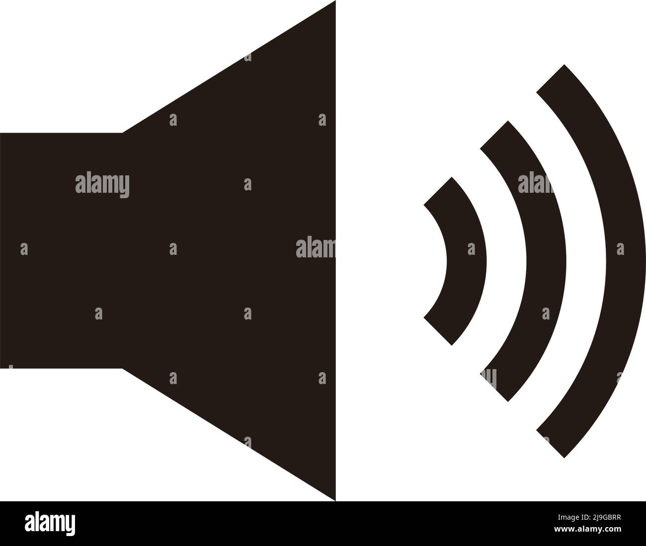 Vector of a black volume icon. Editable vector Stock Vector Image & Art ...