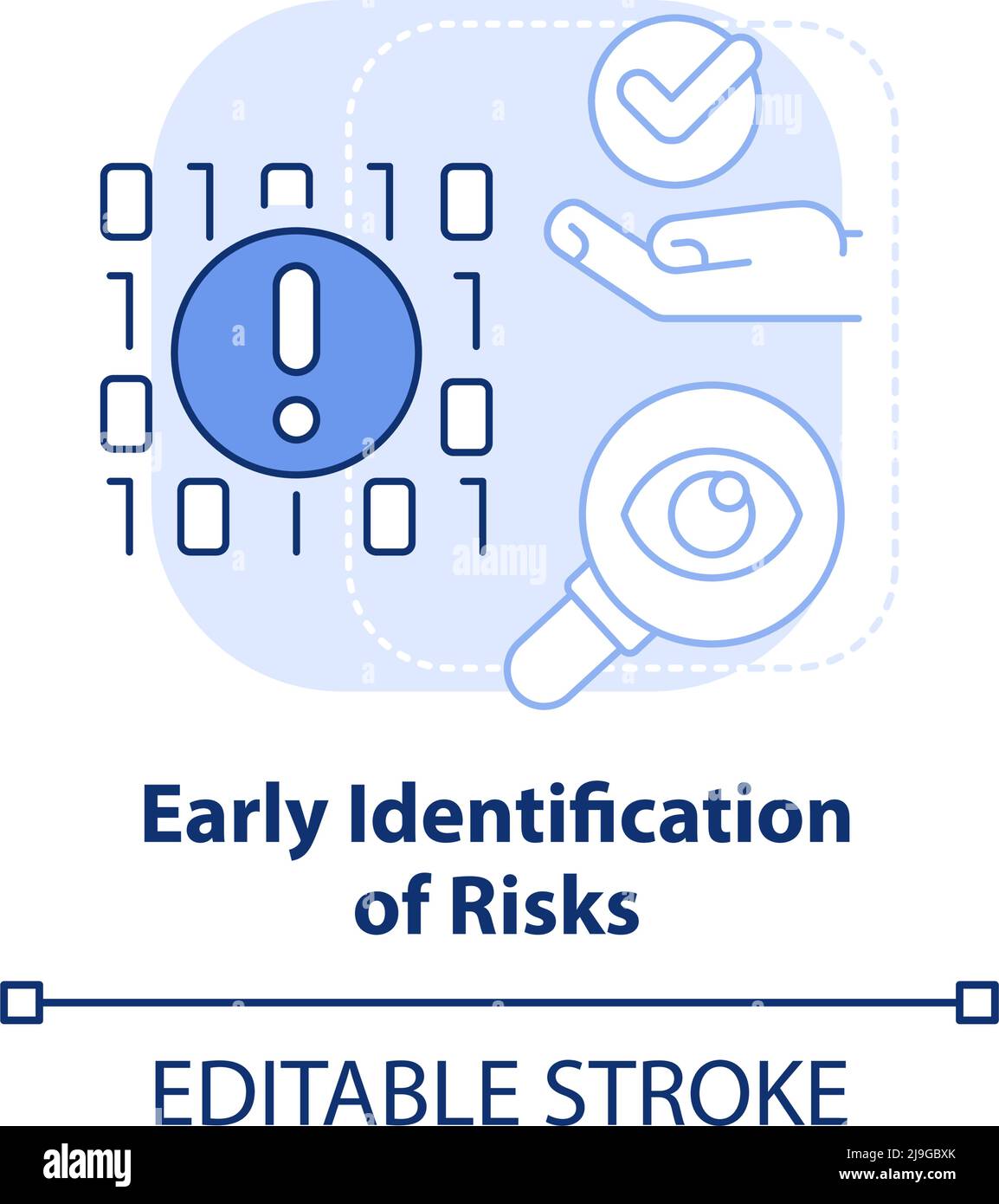 Risk identification Stock Vector Images - Alamy