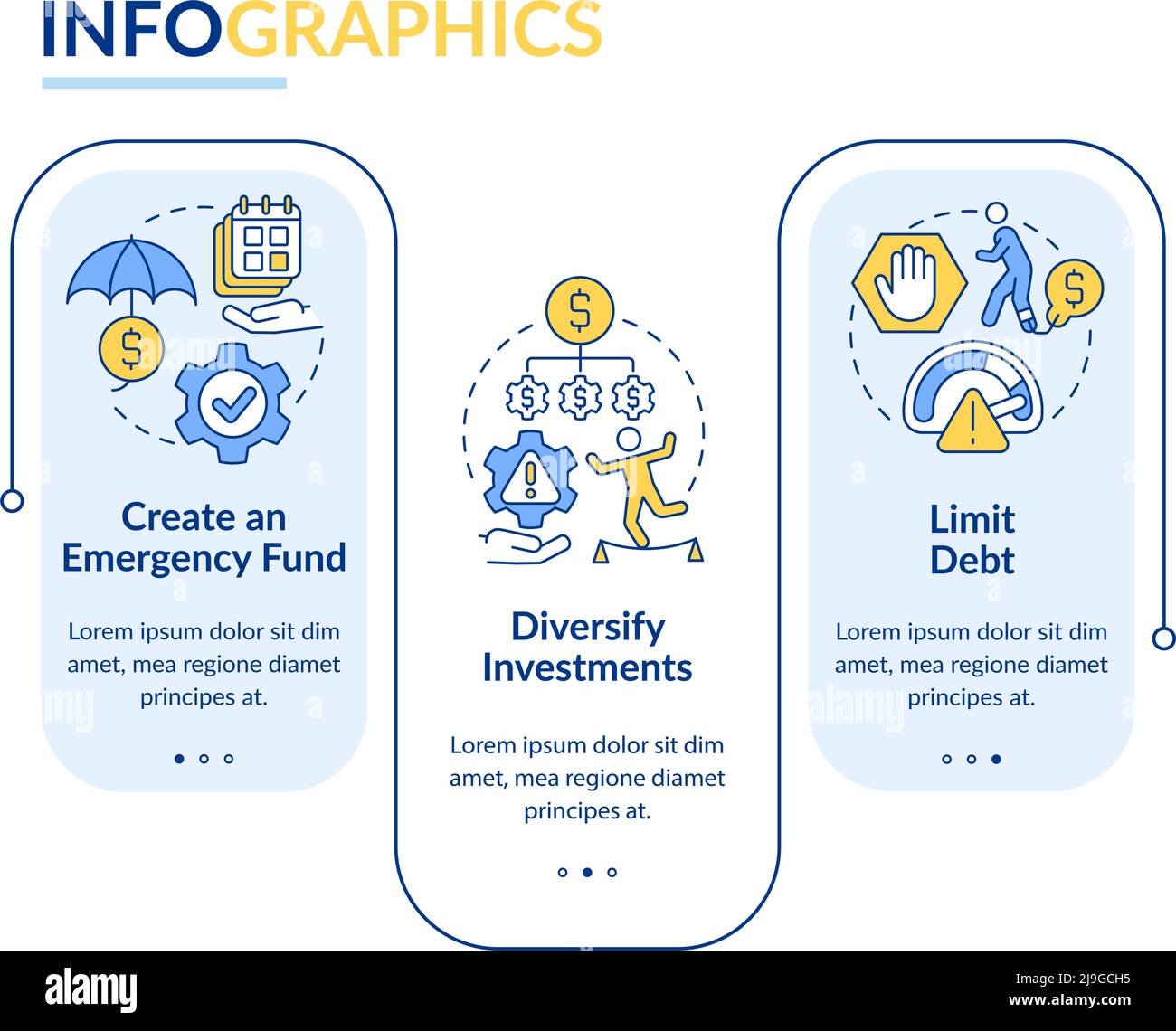 Additional steps to risk management rectangle infographic template ...