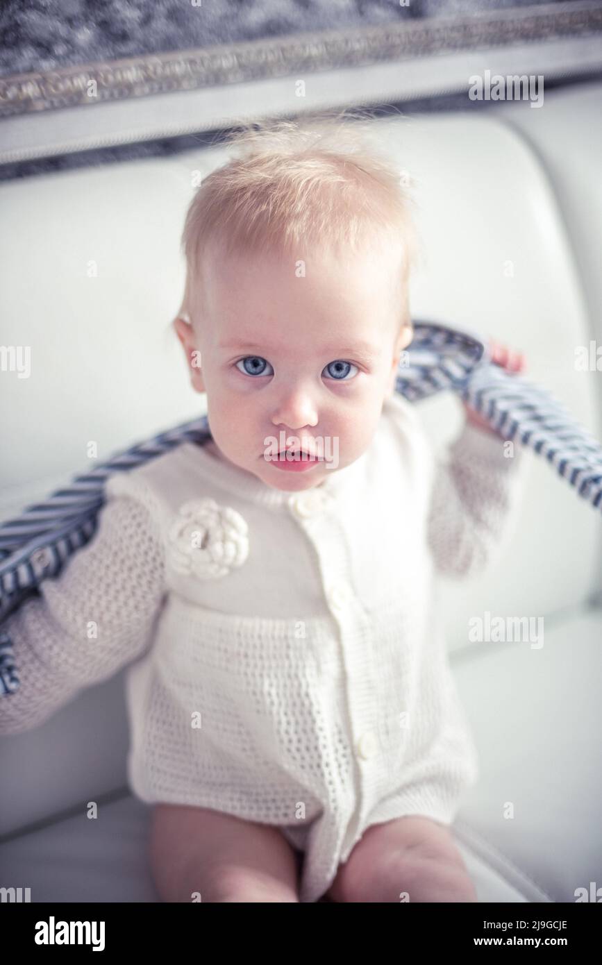 Beautiful little tiny. Good infant Stock Photo - Alamy