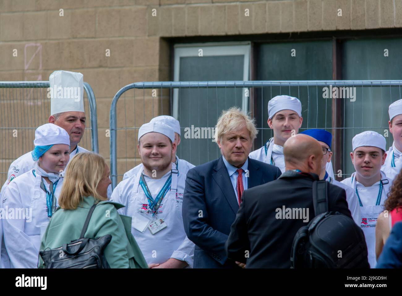 Boris Johnson Visits Newtown Mid Wales for Welsh conservative party ...