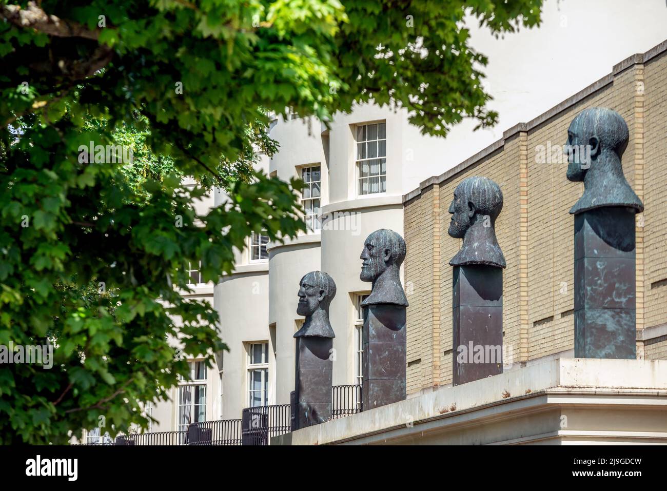 Worthing, May 17th 2022: Dame Elizabeth Frink's 'Desert Quartet' Stock Photo - Alamy