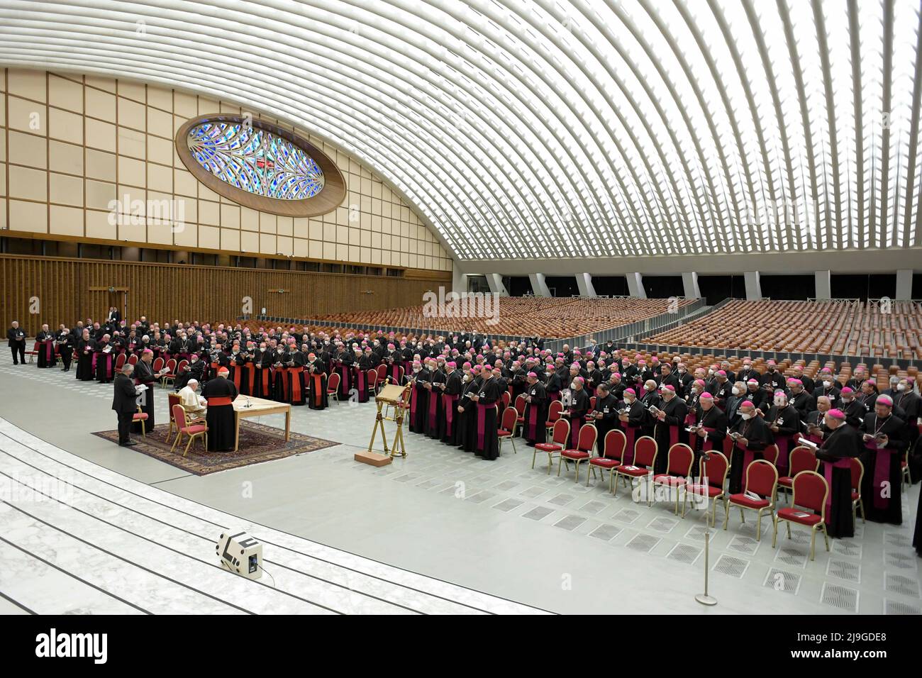 Vatican, Vatican. 23rd May, 2022. Italy, Rome, Vatican, 22/05/23. Pope ...