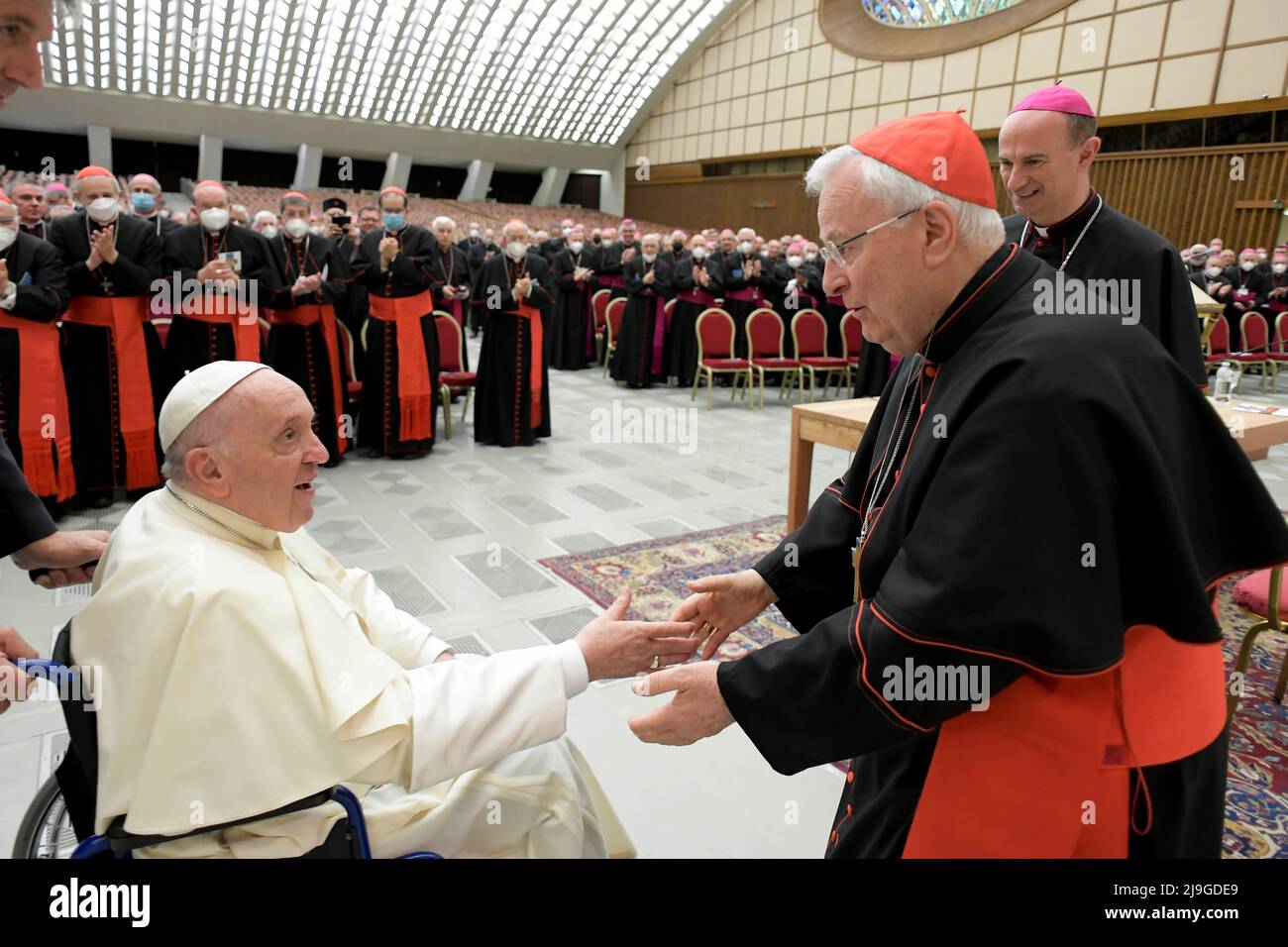 Vatican, Vatican. 23rd May, 2022. Italy, Rome, Vatican, 22/05/23. Pope ...