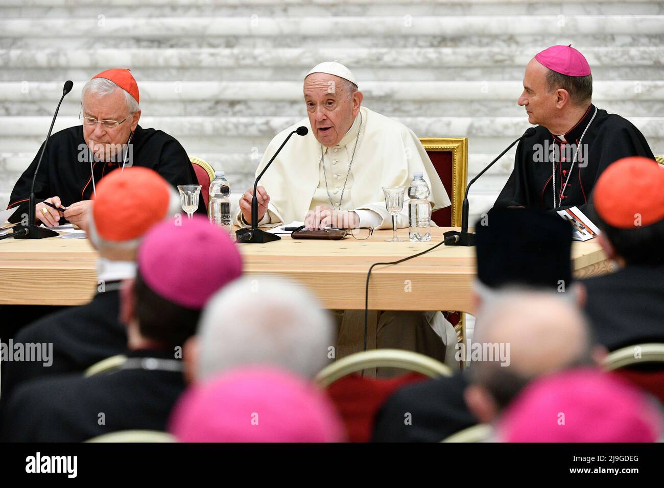 Vatican, Vatican. 23rd May, 2022. Italy, Rome, Vatican, 22/05/23. Pope ...