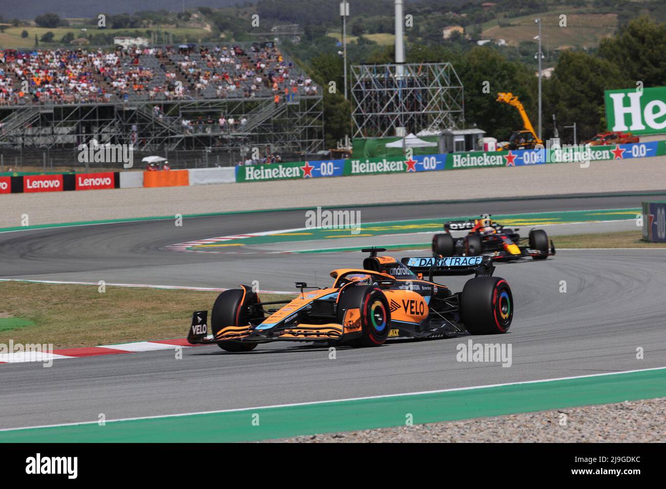 Barcelona, Spain. 22nd May, 2022. Daniel Ricciardo (AUS) McLaren MCL36 ...