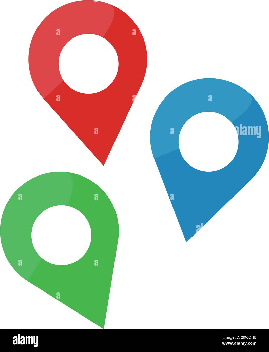 Map pin icon with transparent background. Editable vector Stock Vector ...
