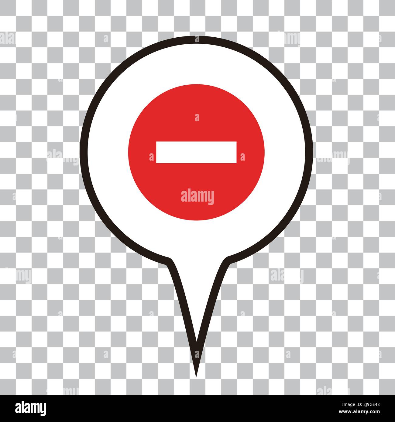 A stop mark icon in a speech balloon. Editable vector Stock Vector ...