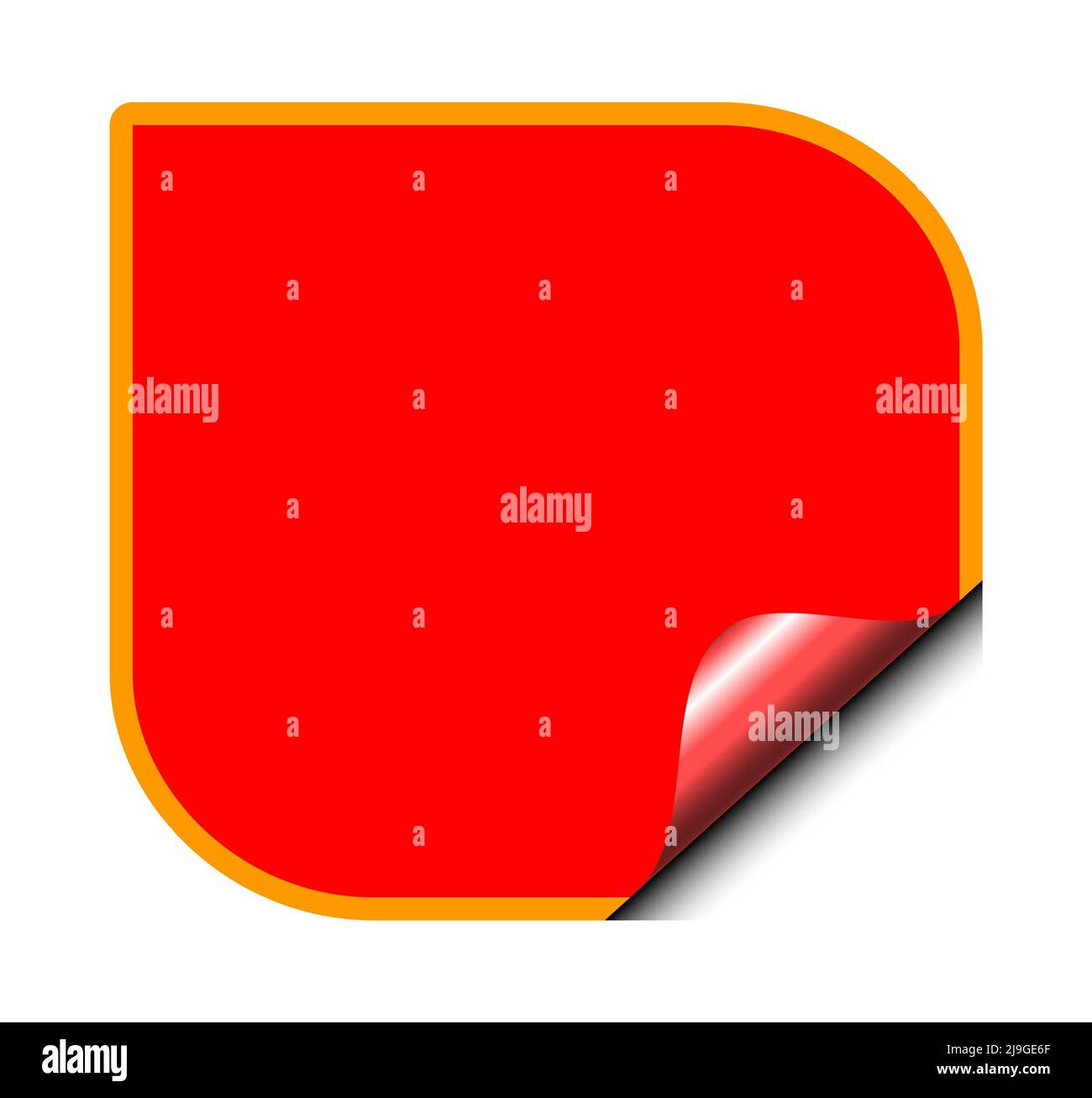 paper note banner with edge gurl Stock Photo - Alamy