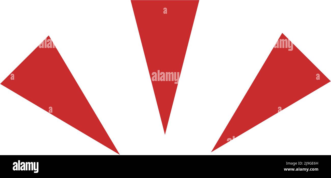 Emphasis mark representing a person's emotions. Red vector. Editable ...