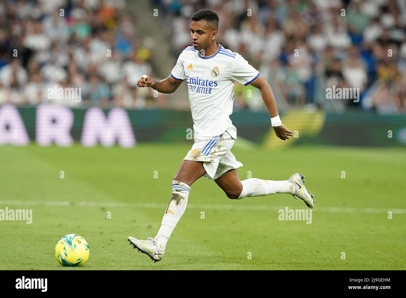 Real Madrid's Rodrygo Goes during La Liga match. May 20,2022. (Photo by ...