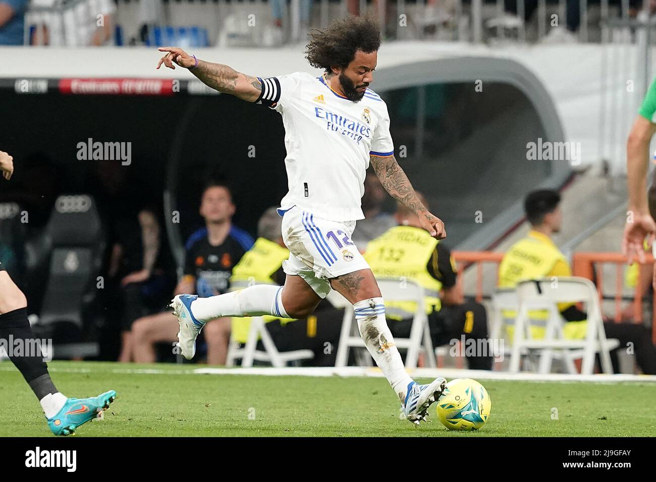 Real Madrid's Marcelo Vieira during La Liga match. May 20,2022. (Photo ...