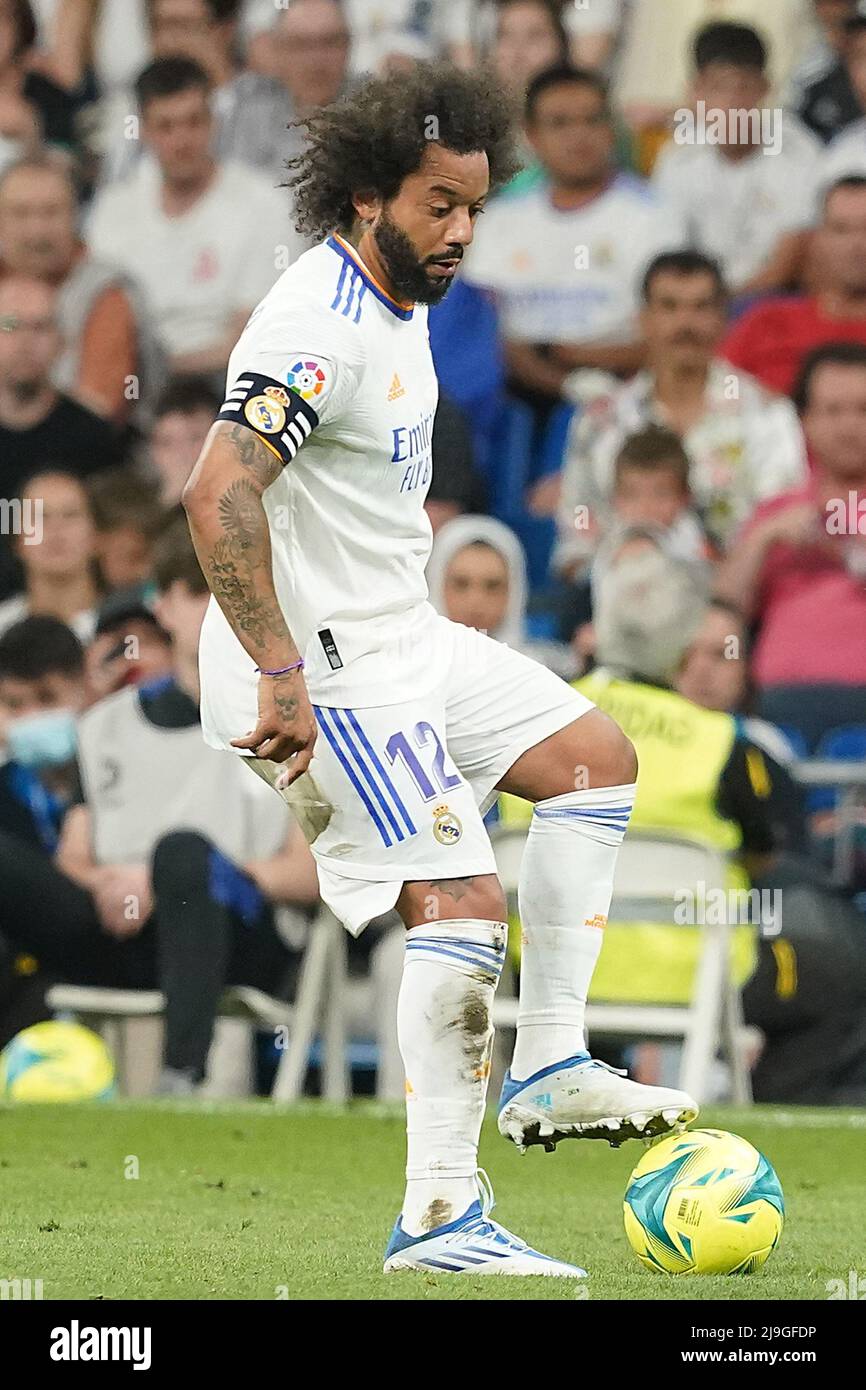 Real Madrid's Marcelo Vieira during La Liga match. May 20,2022. (Photo ...
