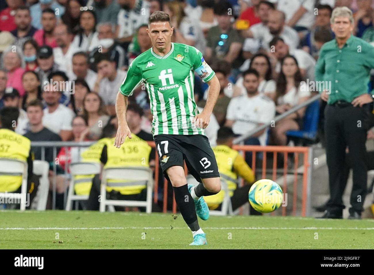Real Betis Balompie's Joaquin Sanchez during La Liga match. May 20,2022 ...