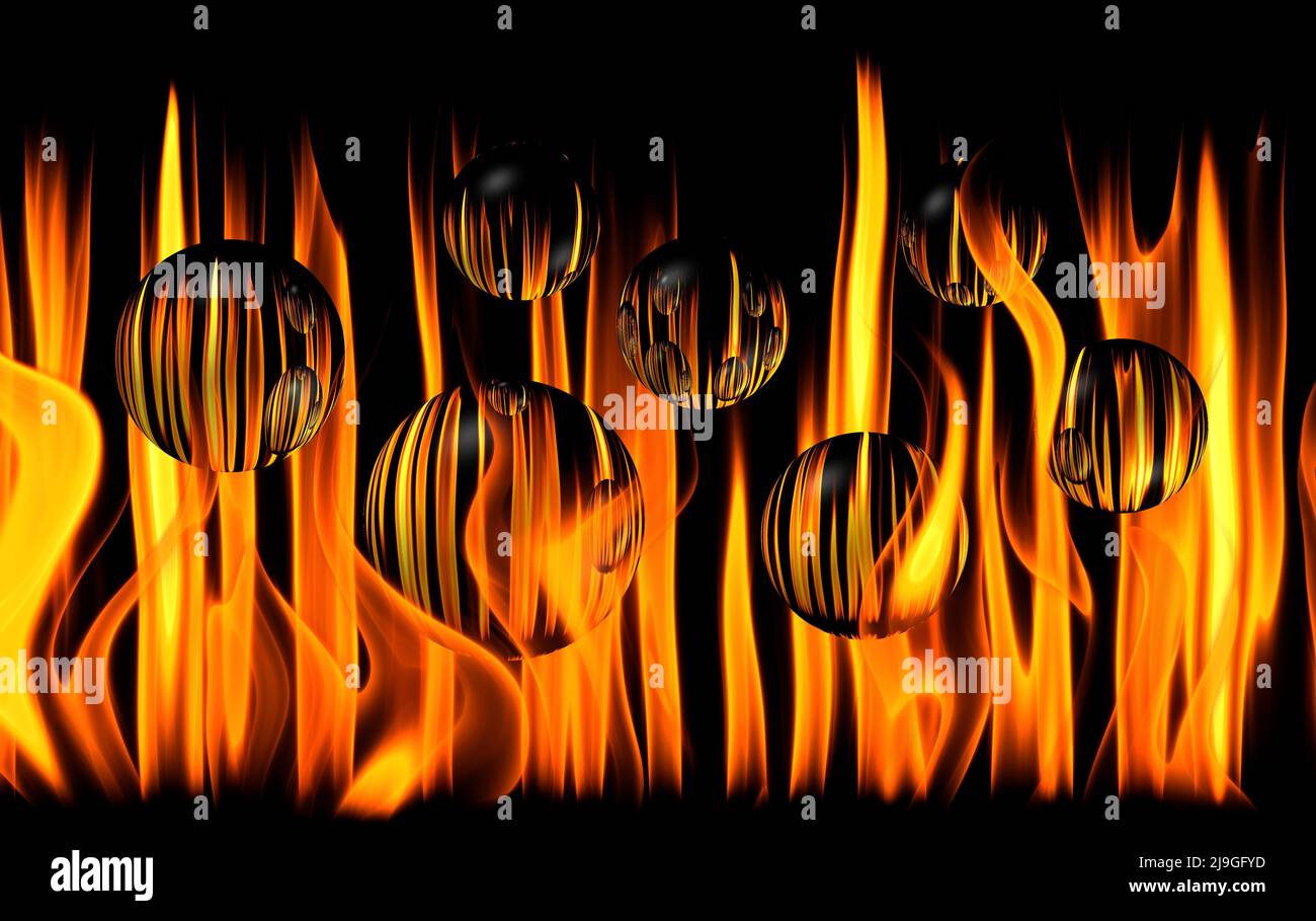 fire and flames inferno Stock Photo - Alamy