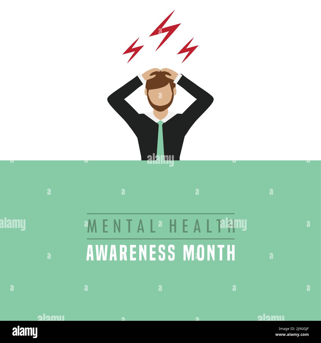 Her head in her hands Stock Vector Images - Alamy