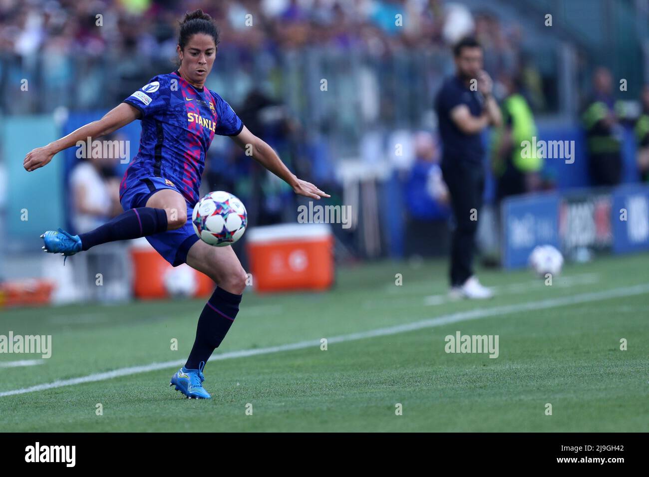 Marta Torrejon of Fc Barcelona controls the ball during the UEFA Women ...