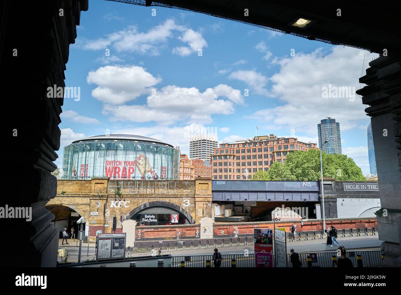 View from Waterloo railway station, London, England Stock Photo - Alamy